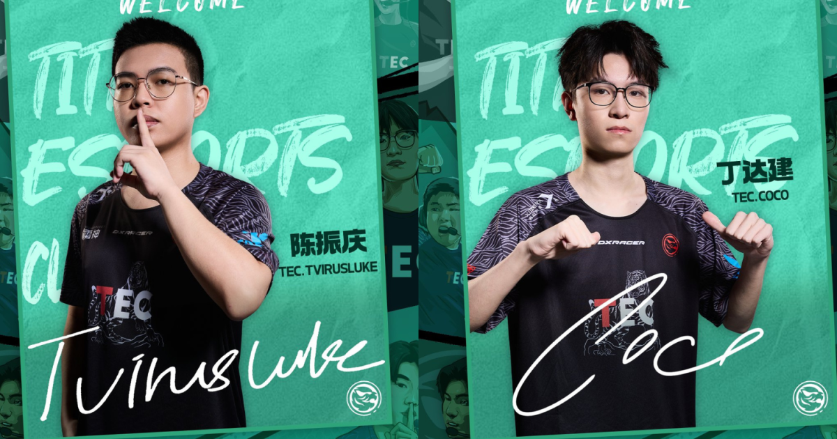 Titan Esports Club round out roster with TvirusLuke and Coco for Stage ...