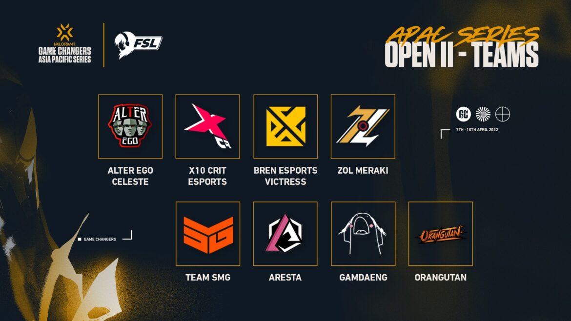 VCT Game Changers APAC Open 2 team list and bracket finalized - VALO2ASIA