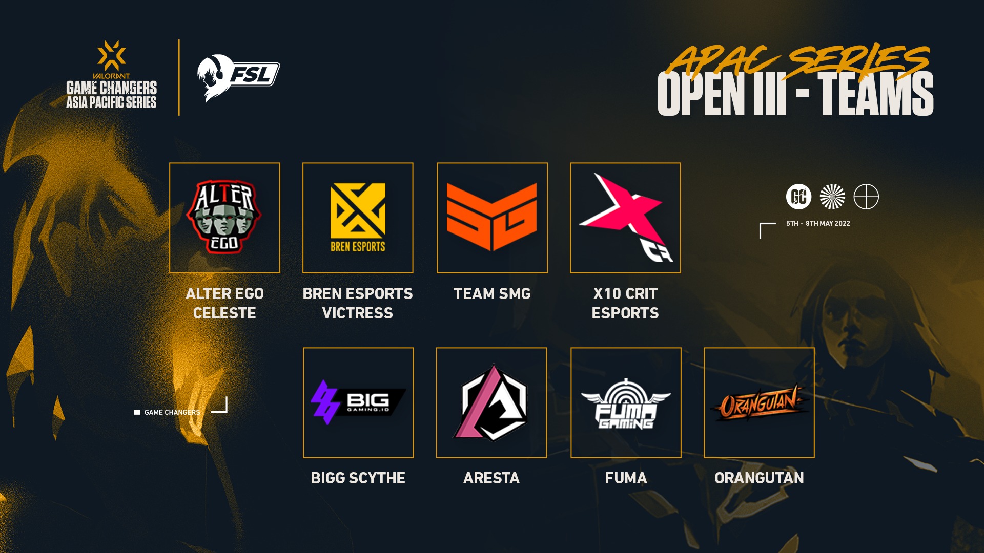 VCT Game Changers APAC Open 3 Playoffs set to start - VALO2ASIA