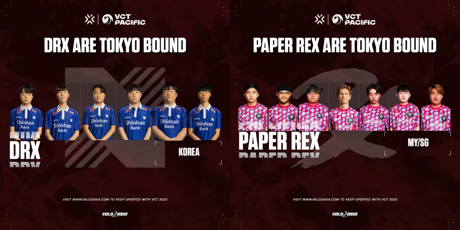 DRX and Paper Rex qualify for Masters Tokyo and Champions LA - VALO2ASIA