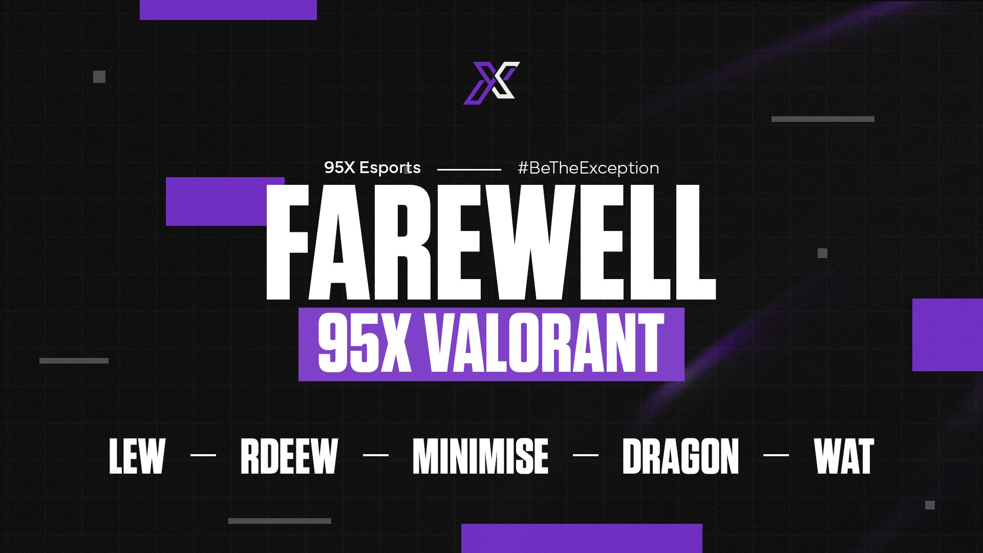 95X Esports release VALORANT roster - VALO2ASIA