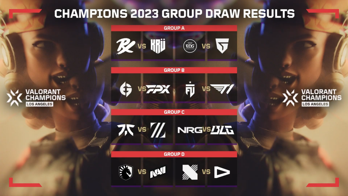 VALORANT Champions LA groups and opening matchups set - VALO2ASIA