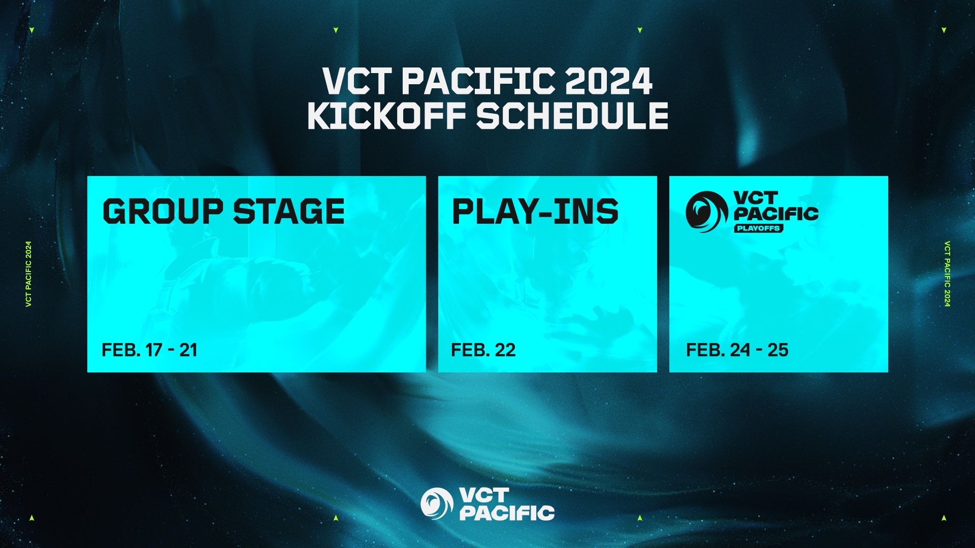 VCT Pacific KICKOFF groups and schedule revealed - VALO2ASIA