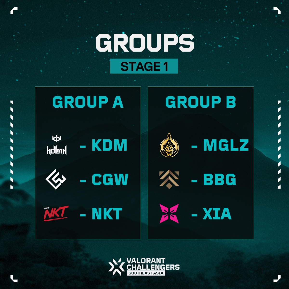 VALORANT Challengers SEA Split 3 Stage 1 matchups announced - VALO2ASIA