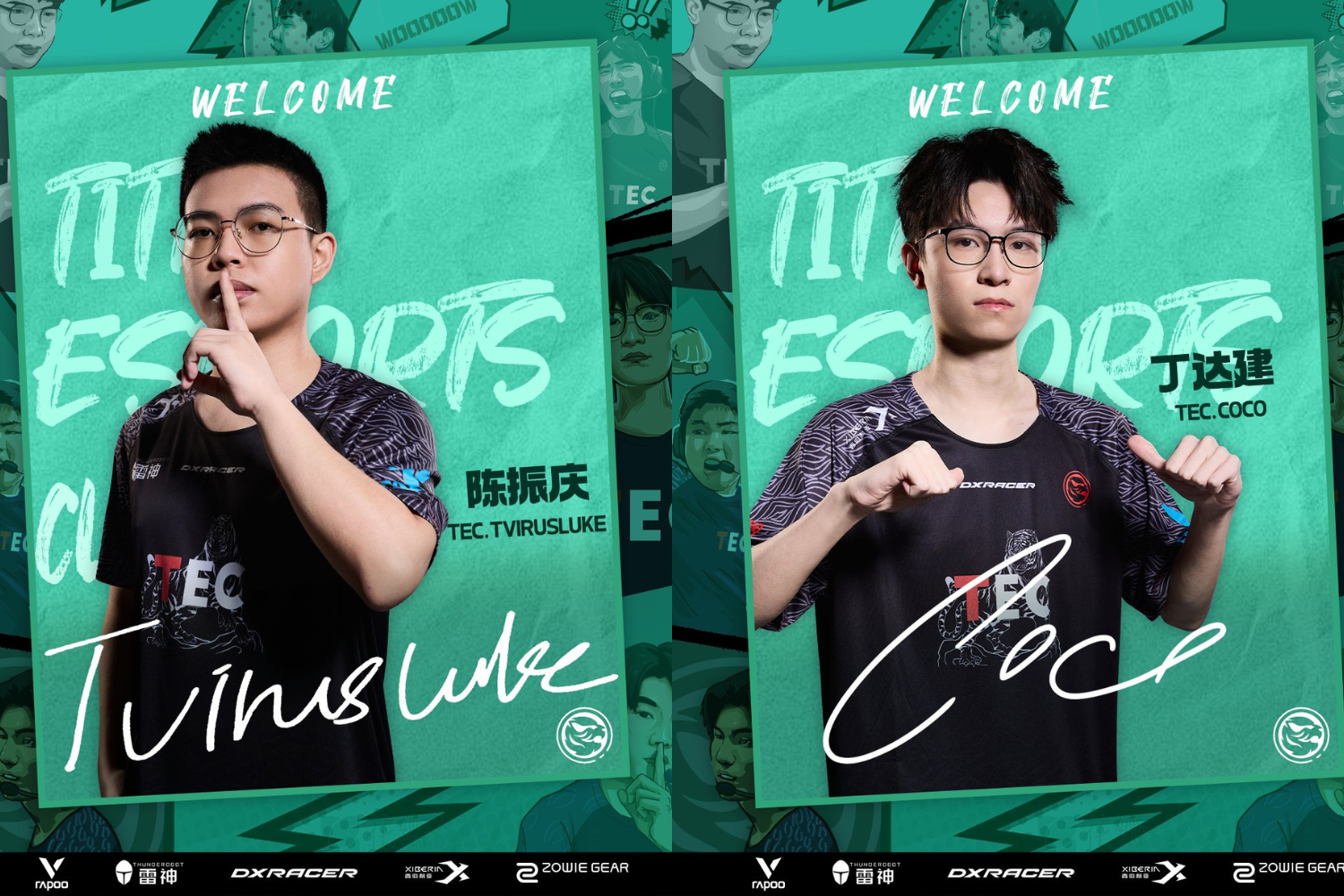 Titan Esports Club round out roster with TvirusLuke and Coco for Stage 1 - VALO2ASIA