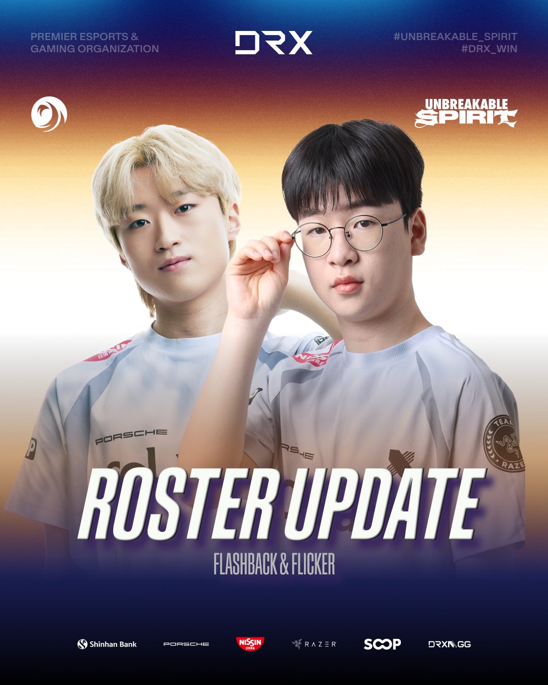 DRX announce Flashback return; promote Flicker to main team - VALO2ASIA